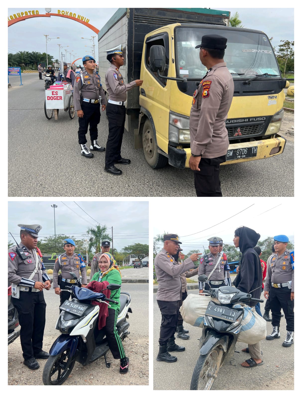 Update Ops Keselamatan LK 2025 Polres Rohil, Sat Lantas bersama Dishub, Pengecekan Orang dan ...